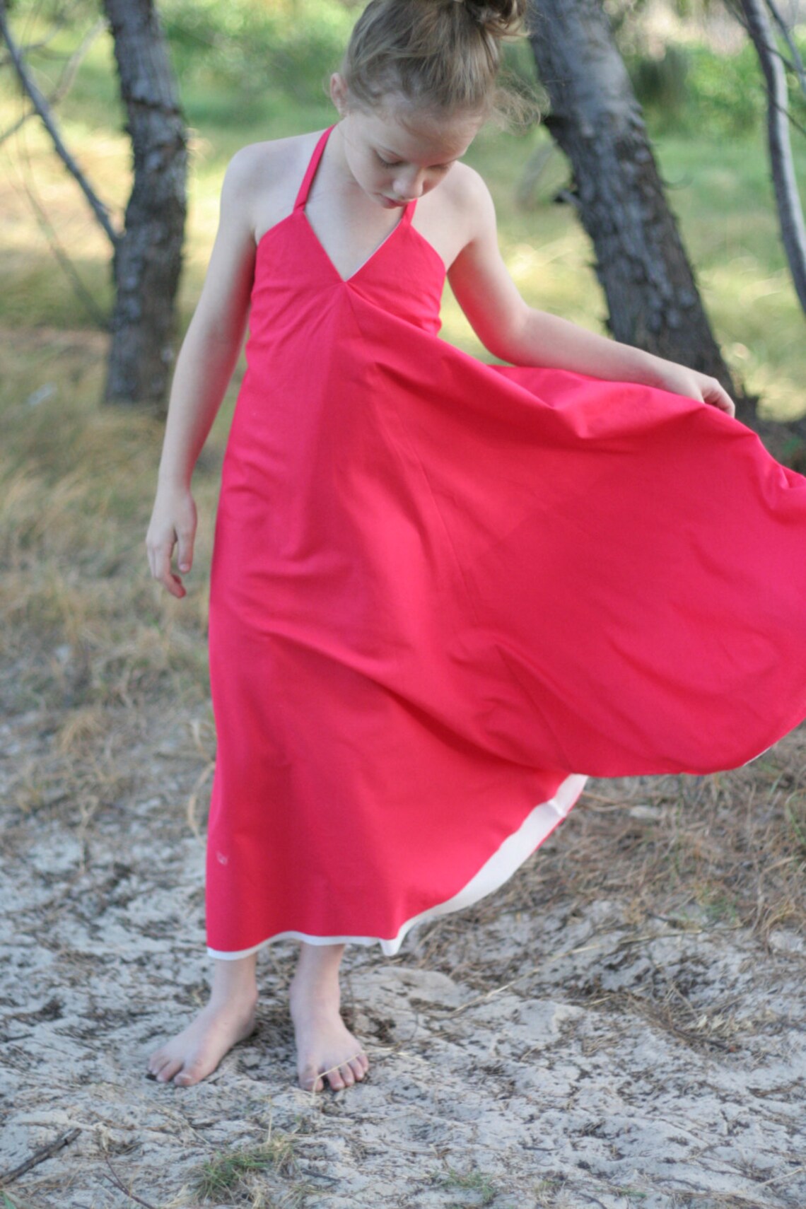 Windswept Maxi Dress Pattern - PDF Pattern - Child Sizing (3 to 12 ...