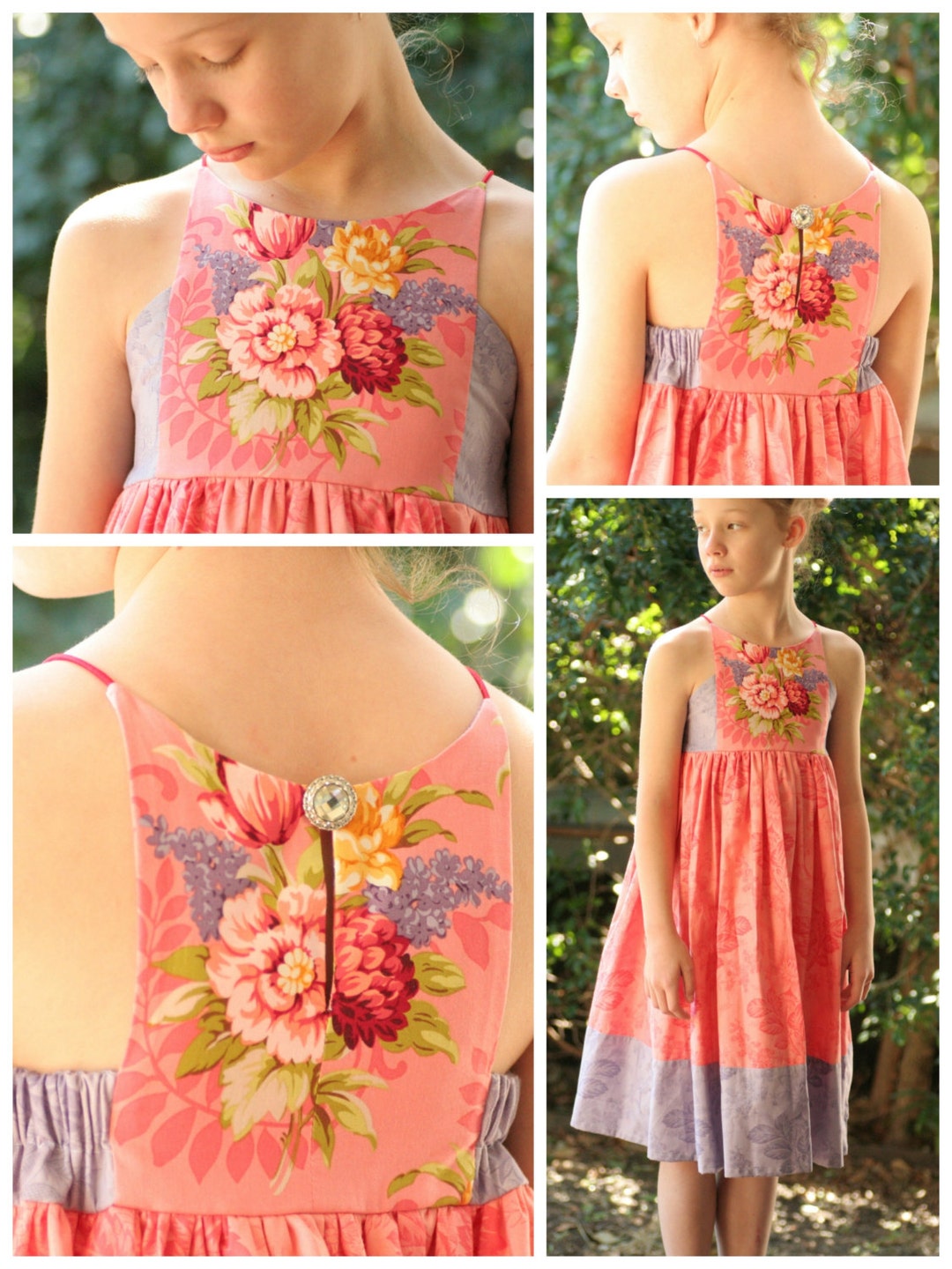 Hourglass Dress - Girls' Summer Dress - PDF Pattern - Etsy