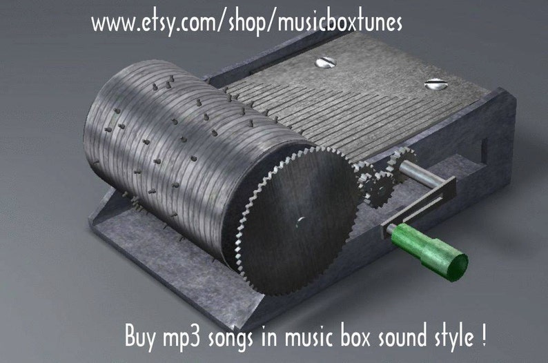 Mp3 Rock a Bye Baby, Hand Crank Music Box Lullaby Mp3 Tune. A Nice Gift ...