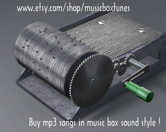 Hand Crank Music Box - Etsy