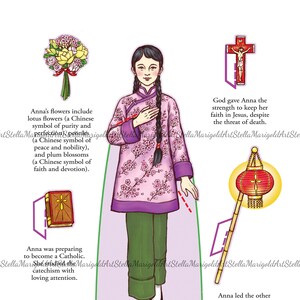 Digital Download - Saint Anna Wang Paper Doll (color and Bnw) - Etsy