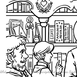 Digital Download - Saint John Henry Newman Coloring Page - Etsy