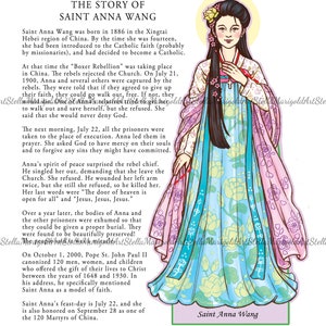 Digital Download - Saint Anna Wang Paper Doll (color and Bnw) - Etsy
