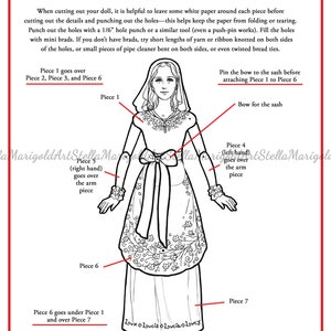 Digital Download - Saint Lucy, St. Lucia Paper Doll - Color and Black ...