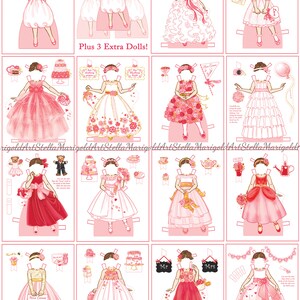 Digital Download - Flower Girl Paper Dolls - Etsy