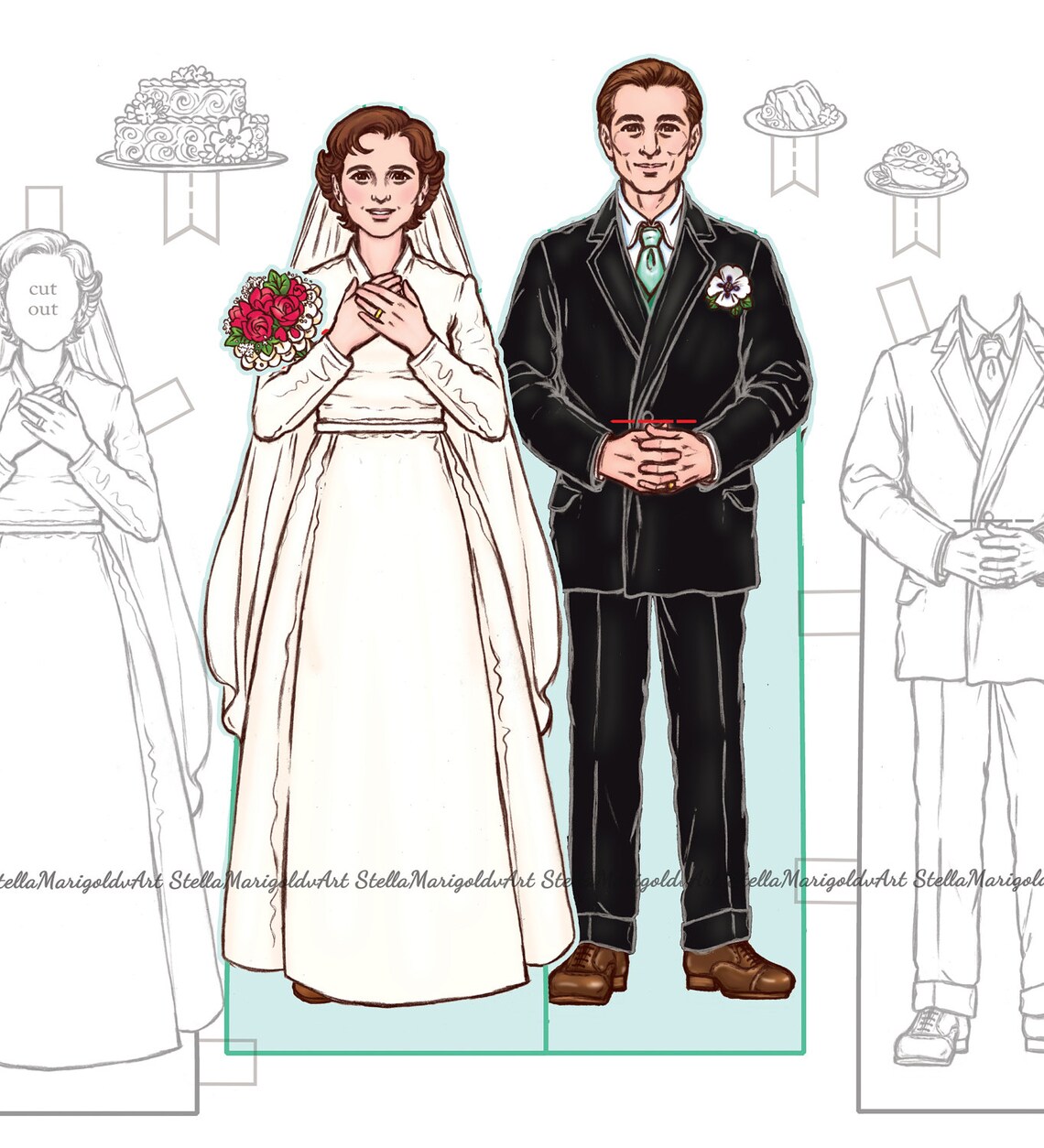 Digital Download Saint Gianna Beretta Molla Paper Doll - Etsy