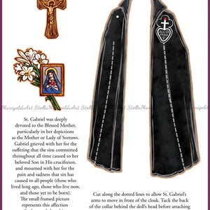 Digital Download - Saint Gabriel of Our Lady of Sorrows Paper Doll ...