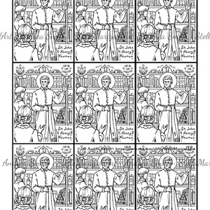 Digital Download - Saint John Henry Newman Coloring Page - Etsy