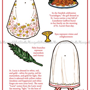 Digital Download - Saint Lucy, St. Lucia Paper Doll - Color and Black ...