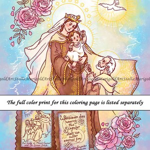 Digital Download - Our Lady of Mount Carmel, Saint Simon Stock, and the ...