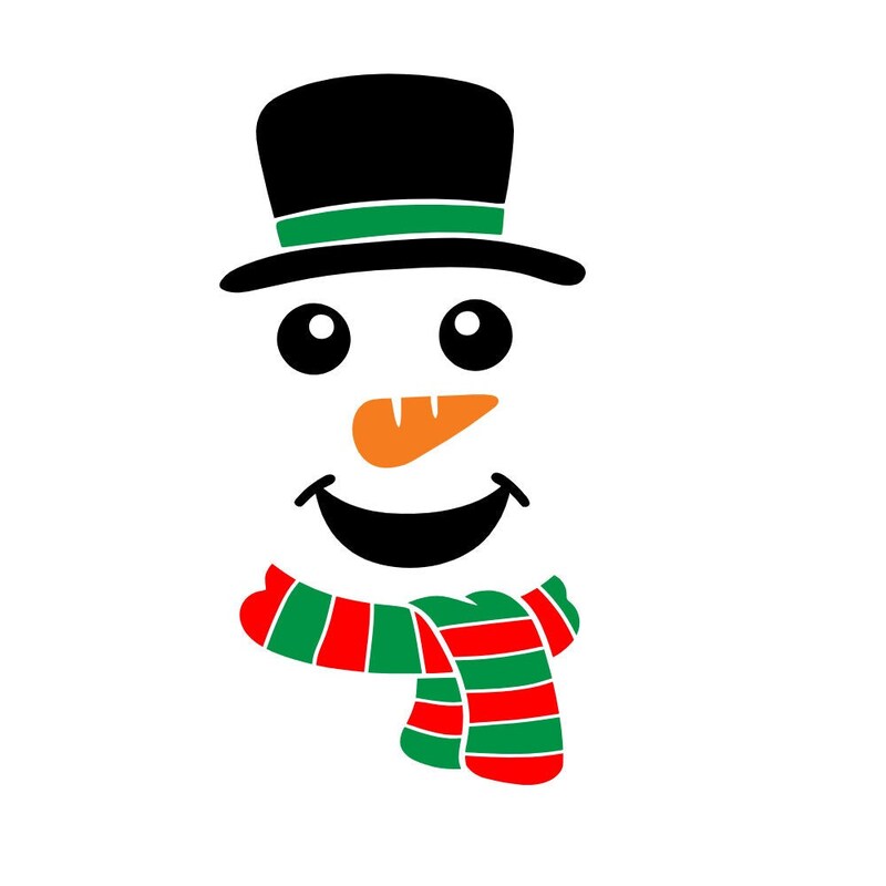 Snowman Hat Svg - Etsy