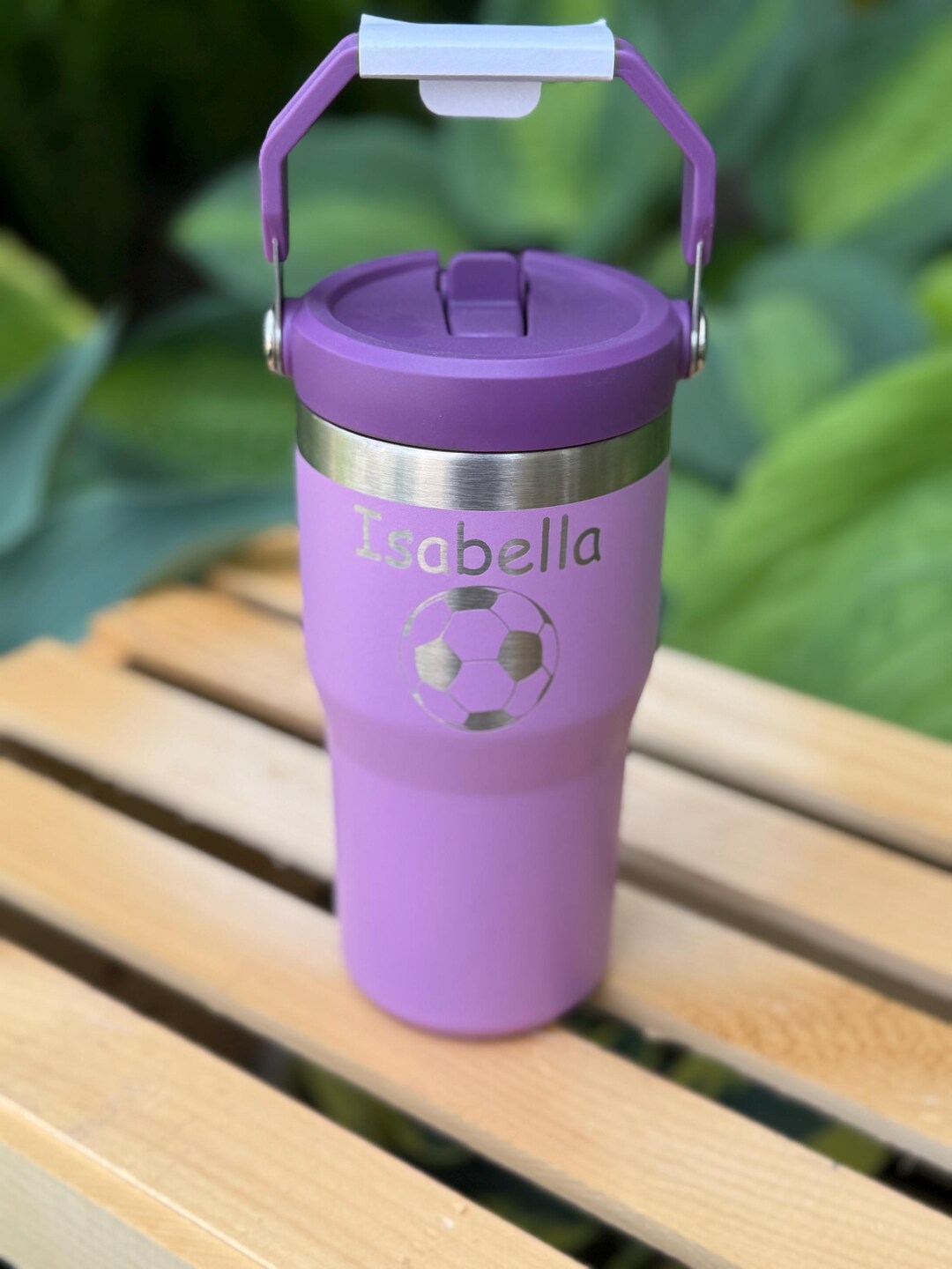 Stanley Iceflow Flip Straw Lilac Personalized Isabella Engraved Tumbler ...