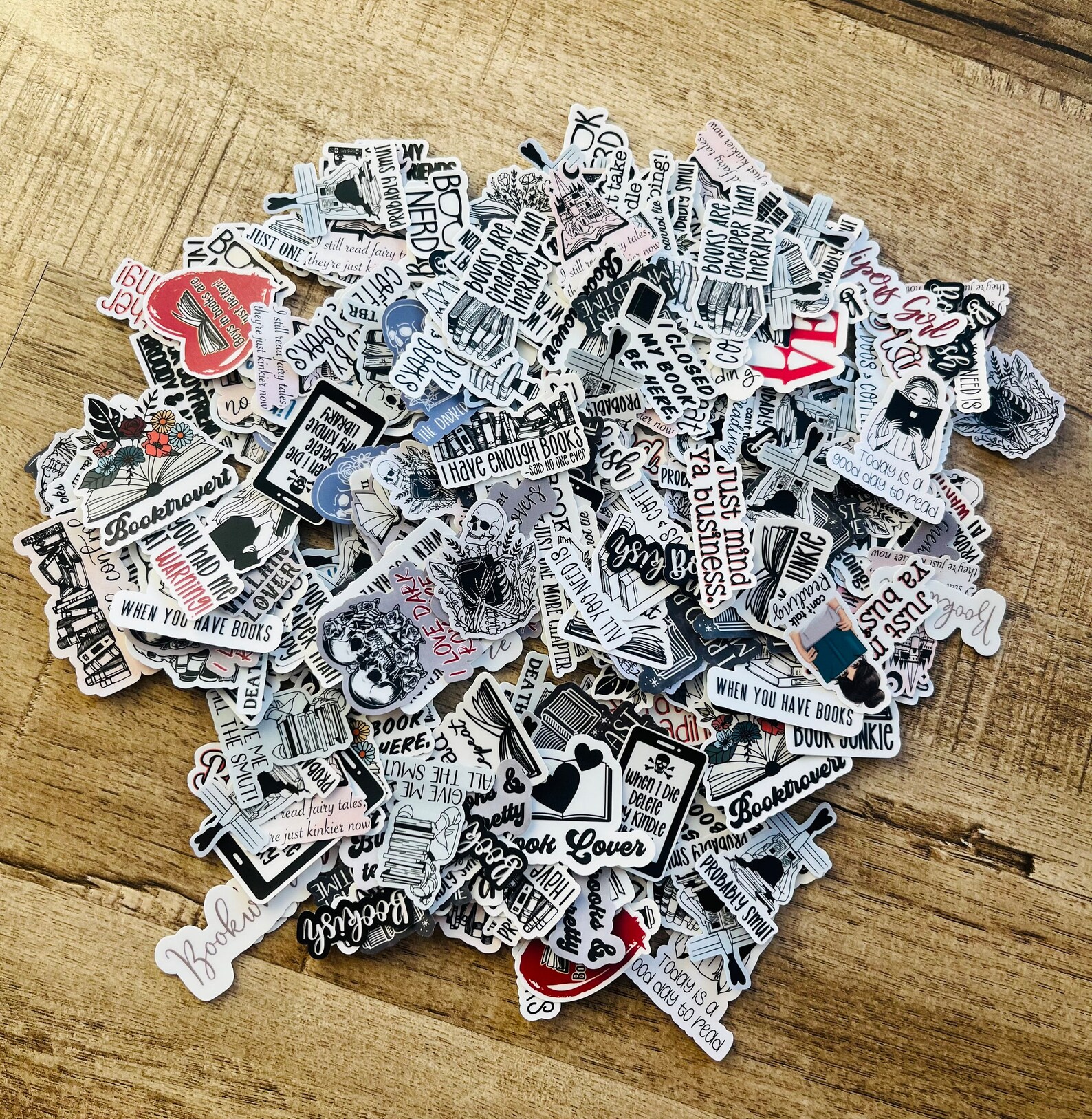 Bookish Mini Sticker Surprise Pack - Etsy