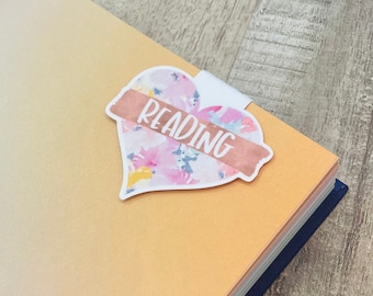 Girls Reading 2 Magnetic Bookmarks Booklover Books - Etsy