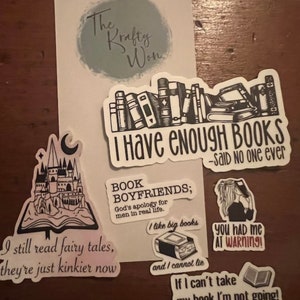 Bookish Mini Sticker Surprise Pack - Etsy