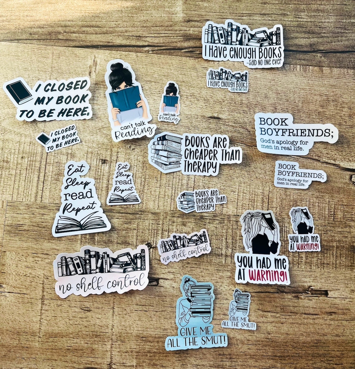 Bookish Mini Sticker Surprise Pack - Etsy
