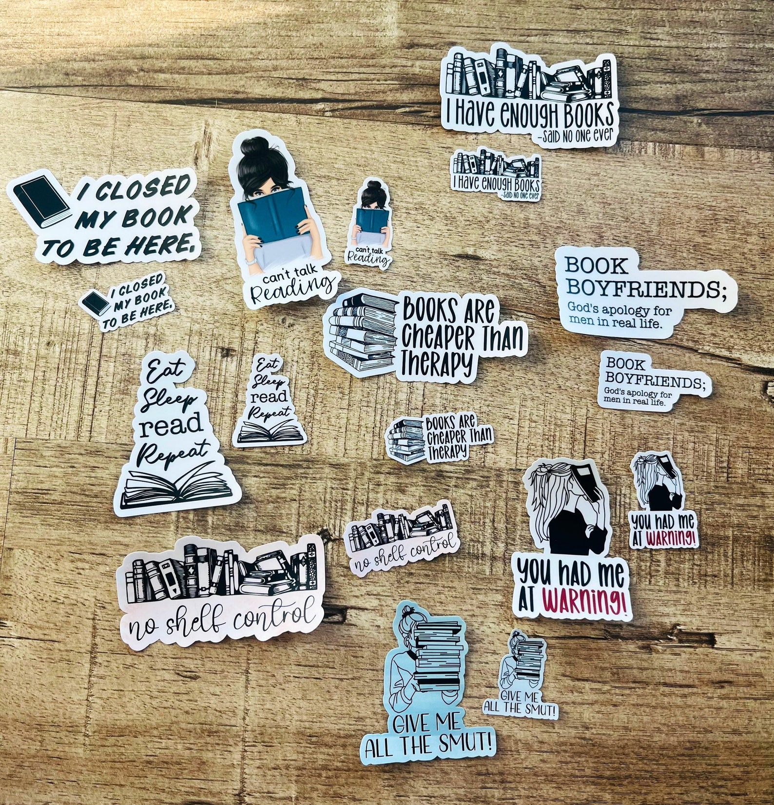 Bookish Mini Sticker Surprise Pack - Etsy