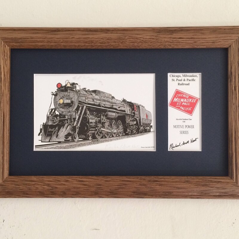 Railroad Art Milwaukee Road - Etsy
