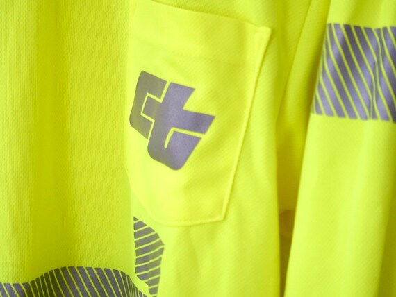 VTG 2000s Cal Trans Neon Yellow Safety Shirt Sz. M Me… - Gem