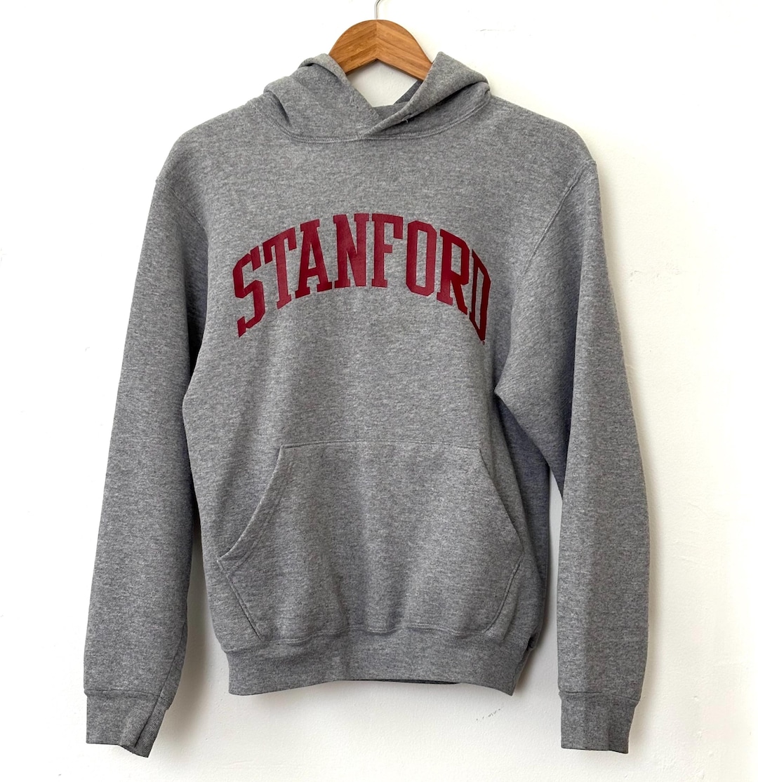 VTG 1980s Stanford University Hooded Sweatshirt Sz. S Small Heather ...