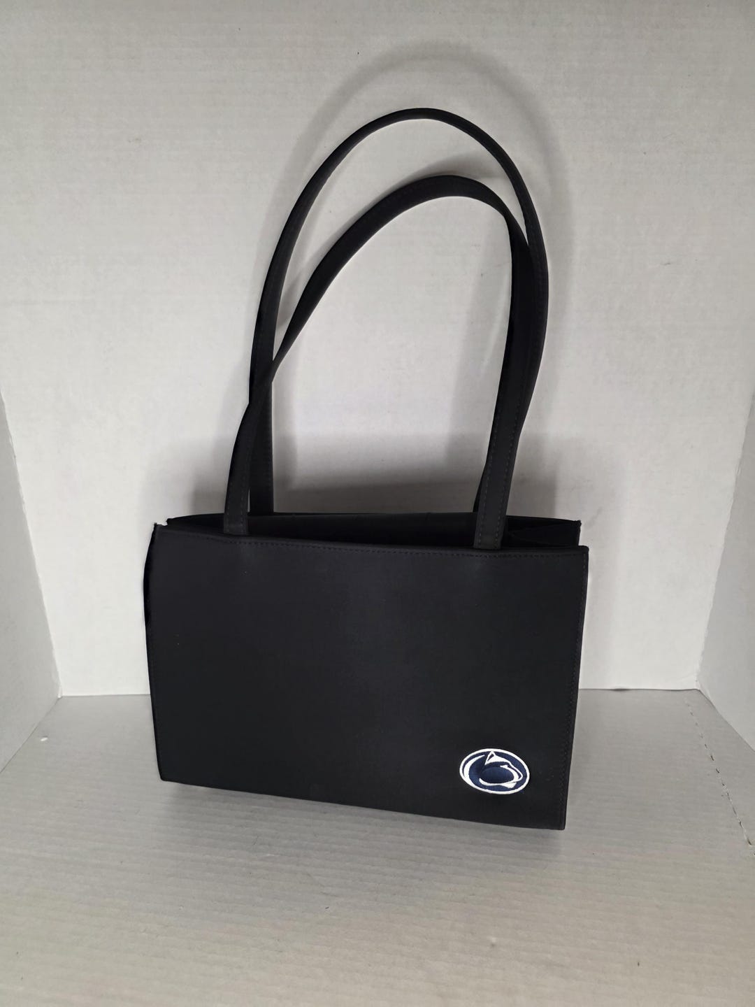 Penn State Bag College Black Purse Embroidered Shoulder Strap Snap ...