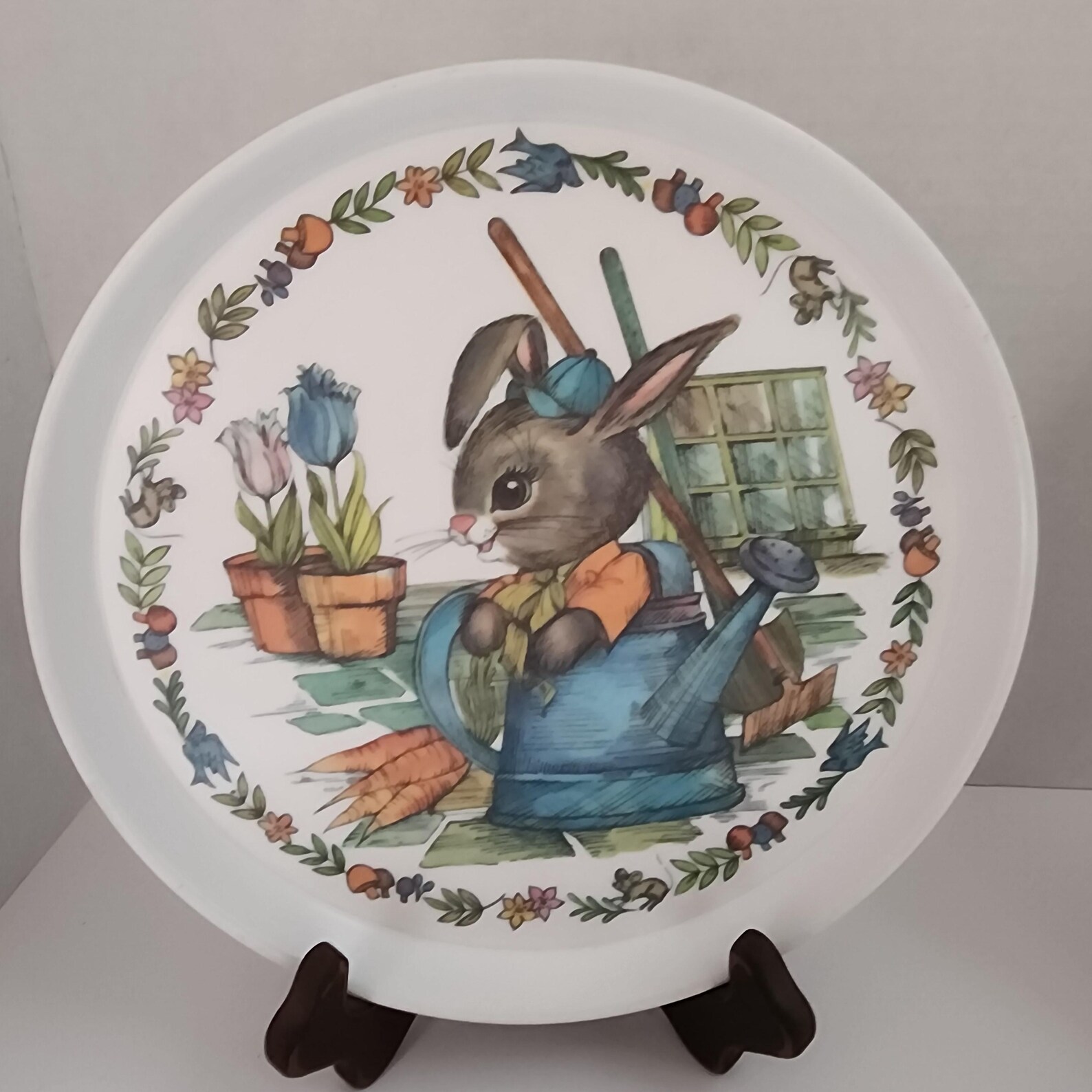 Set of 4 Vintage 1970s Peter Rabbit Plates Children's Oneida Deluxe ...