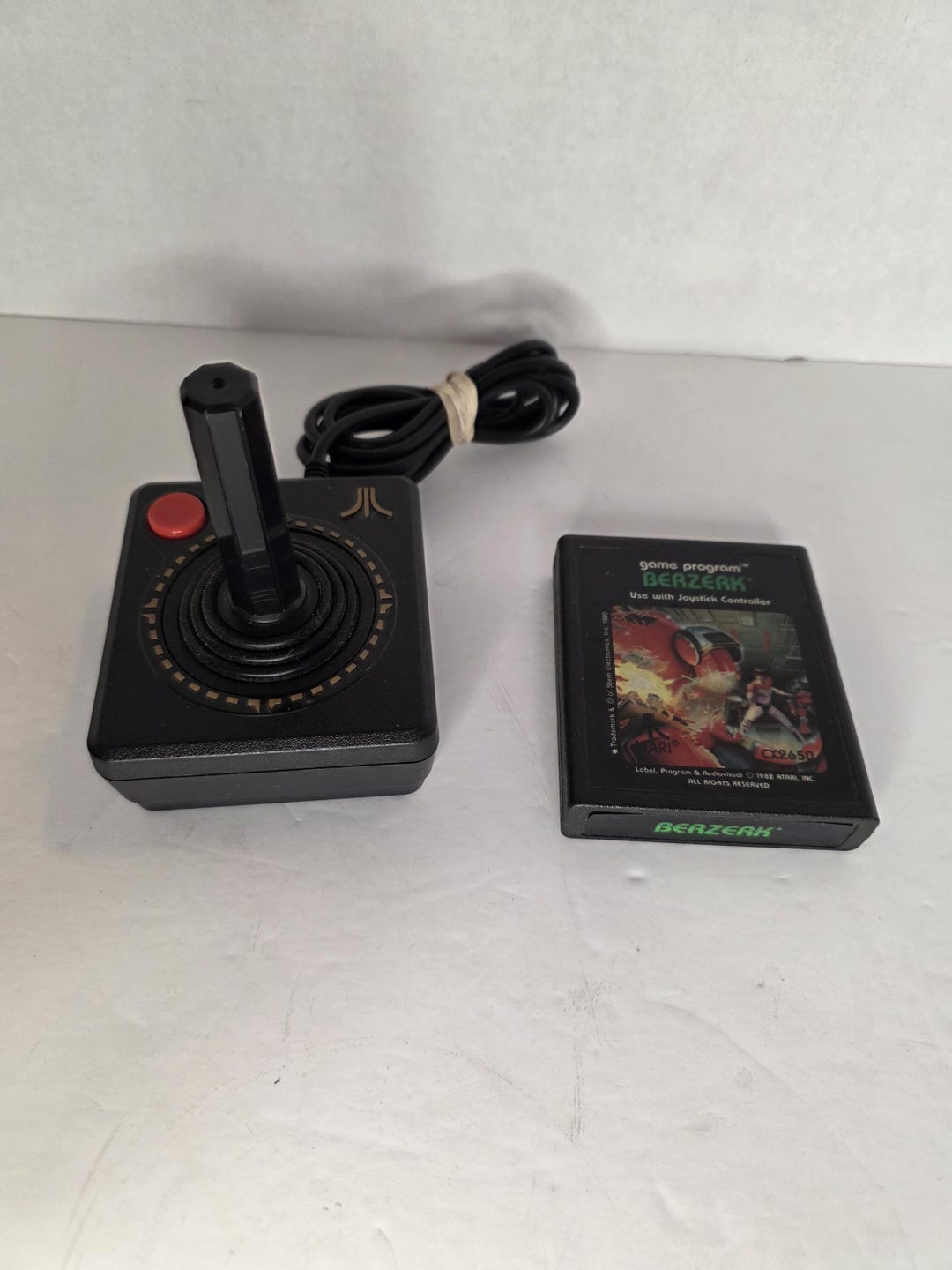 Vintage 1980 Atari Joystick Controller and BERZERK Game CX2650 - Etsy