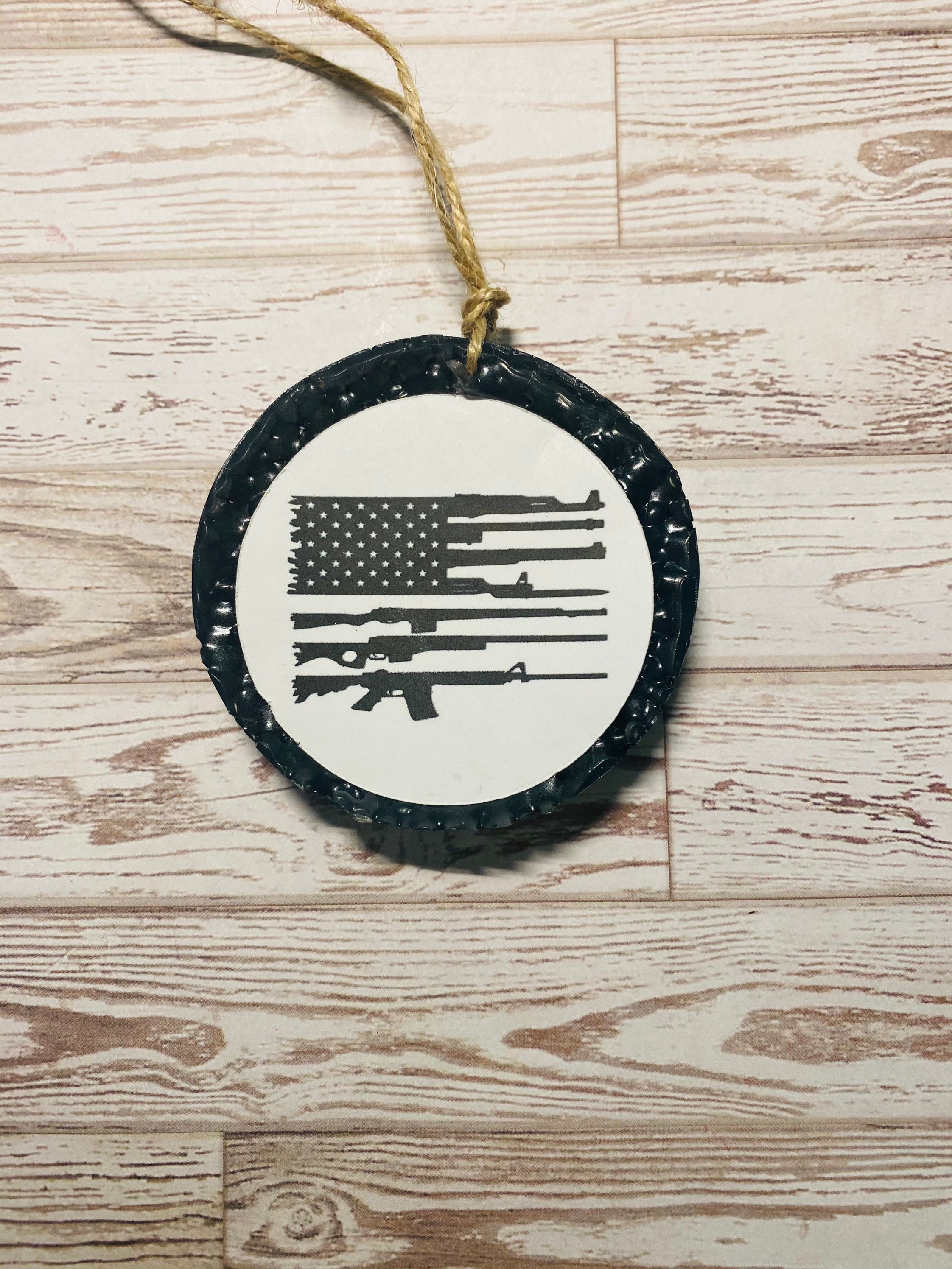 American Flag Guns Gun Gift Gifts Hunting Anniversary | Etsy