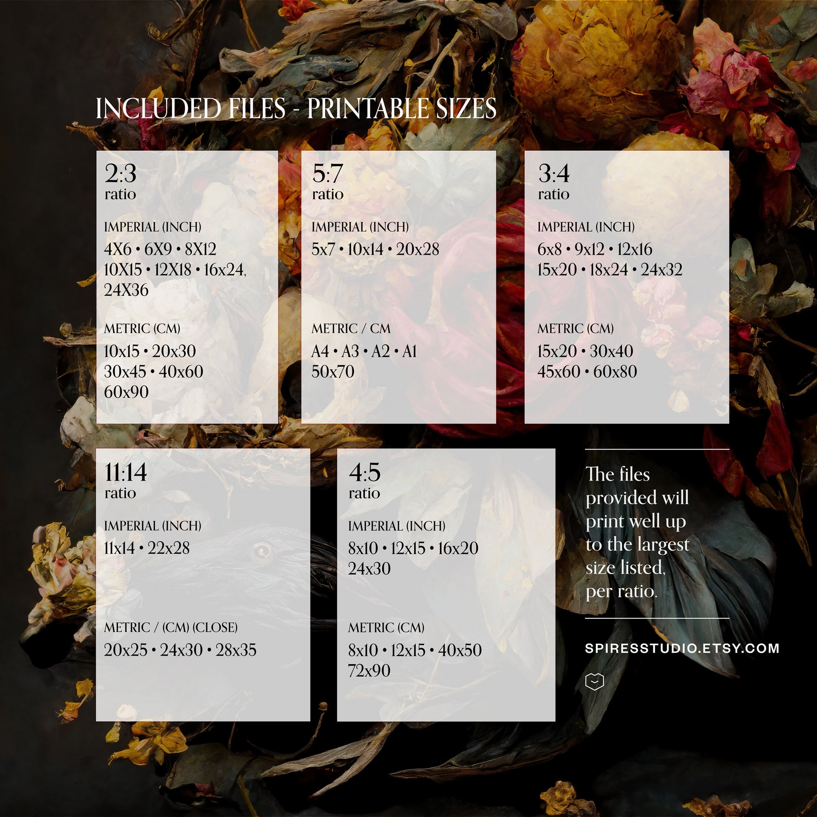 Dark Floral Crow Still Life Downloadable Art Print Rose - Etsy