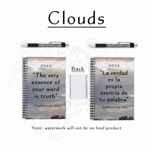 2023 Year Text/ Texto Del Año, Notebook & Pen Set - Etsy