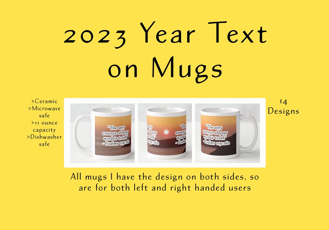 2023 Year Text on Mugs JW - Etsy