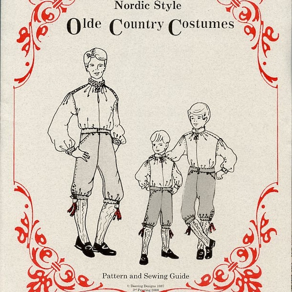 Boys Costume Pattern - Etsy