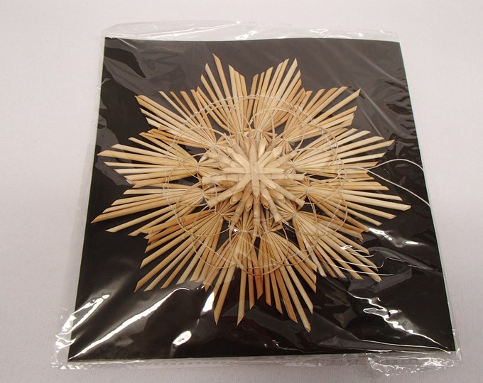 Scandinavian Nordic Straw Star Decoration 7 Inch - Etsy