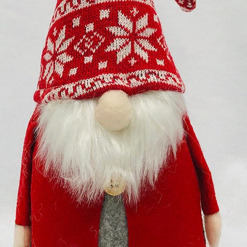 Scandinavian Nordic Elf Gnome 15 High Red Jacket & - Etsy