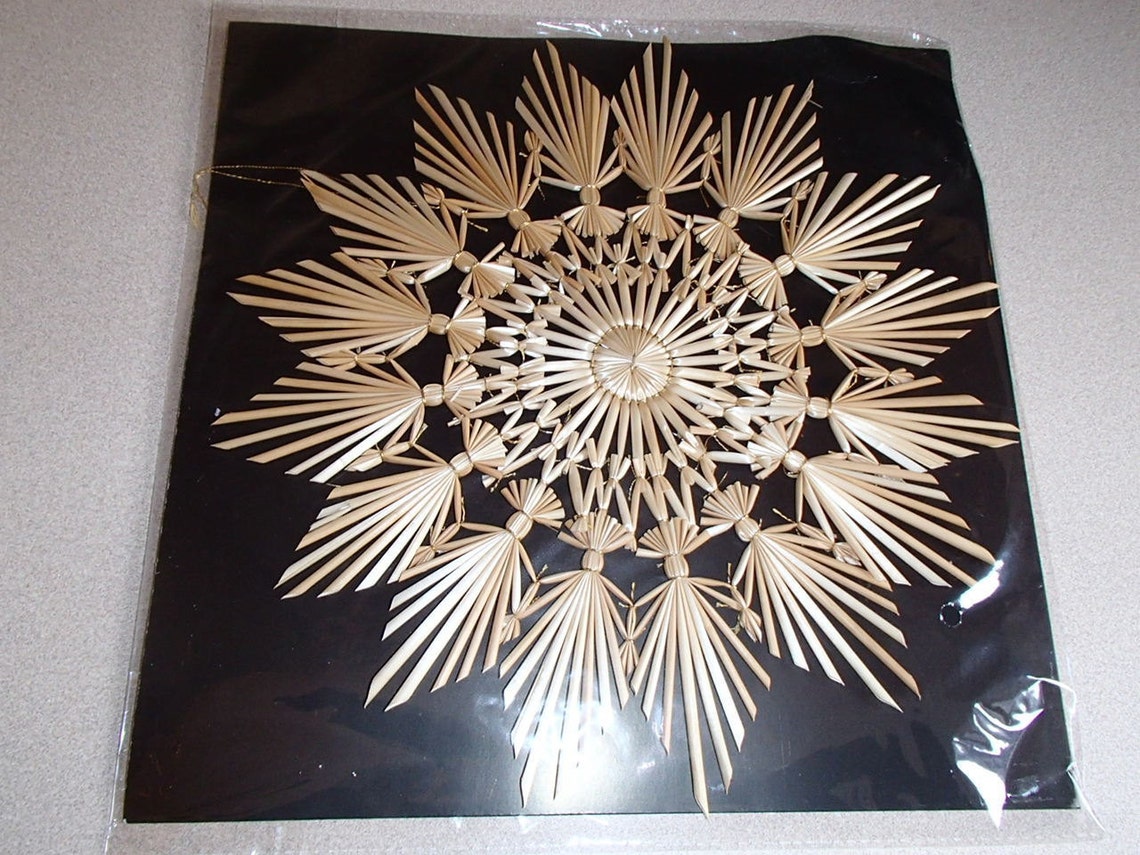 Scandinavian Nordic Straw Star Decoration 11 Inch - Etsy