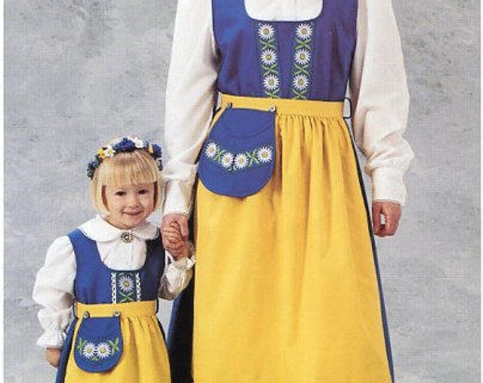 Norwegian Hardanger Style Costume Bunad Festdrakt Dress for Girls - Etsy