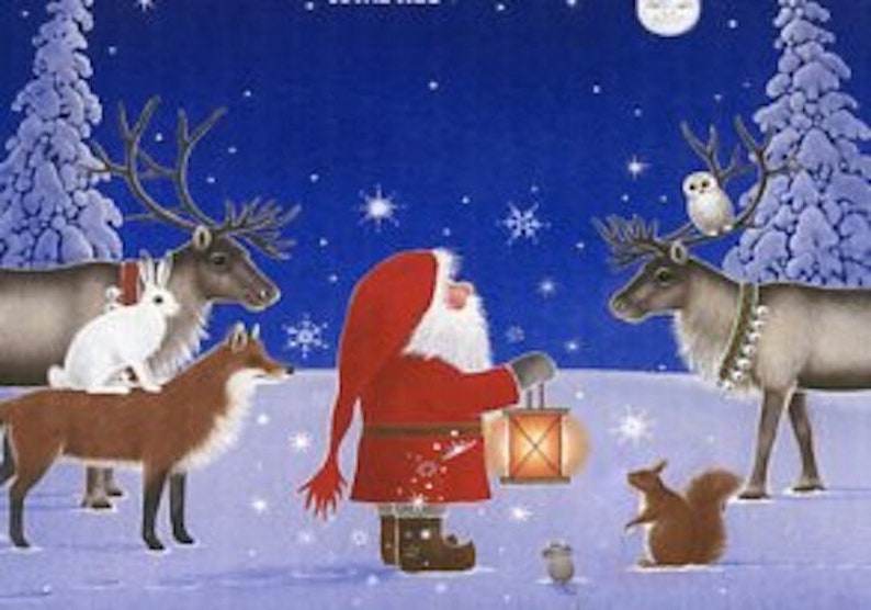 Scandinavian Nordic Swedish God Jul Gnome Tomte Rectangle Magnet - Etsy