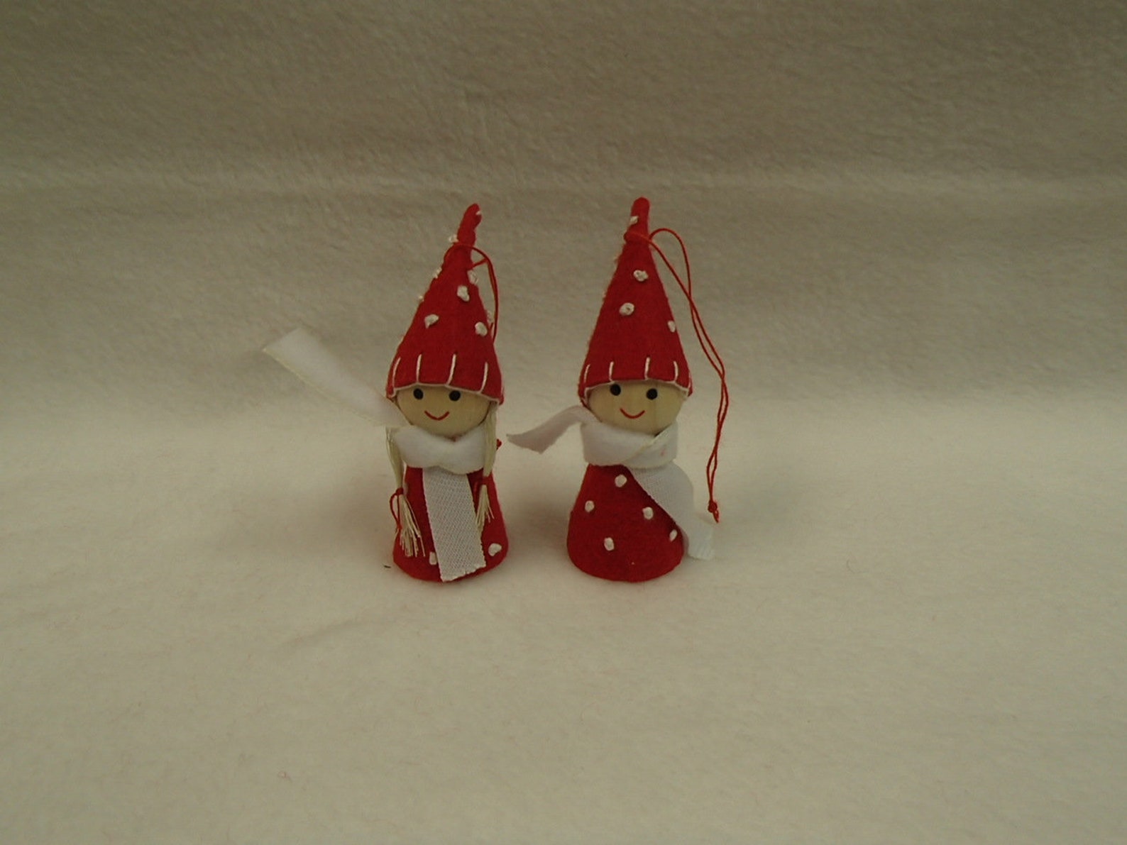 Scandinavian Nordic Boy and Girl Tomte Elf Gnome Ornaments - Etsy