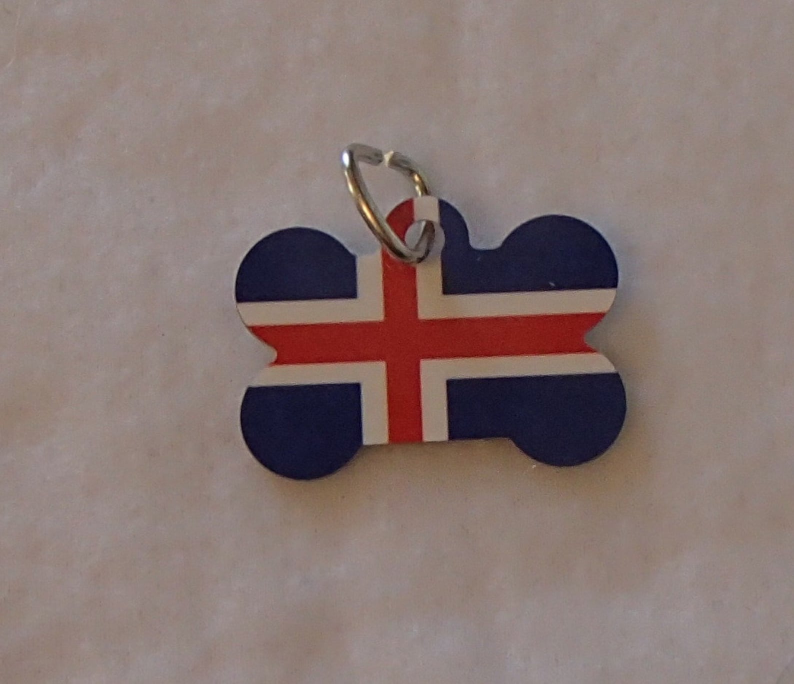 Dog Bone Shaped Pet Tag with Norway Sweden Finland Denmark | Etsy