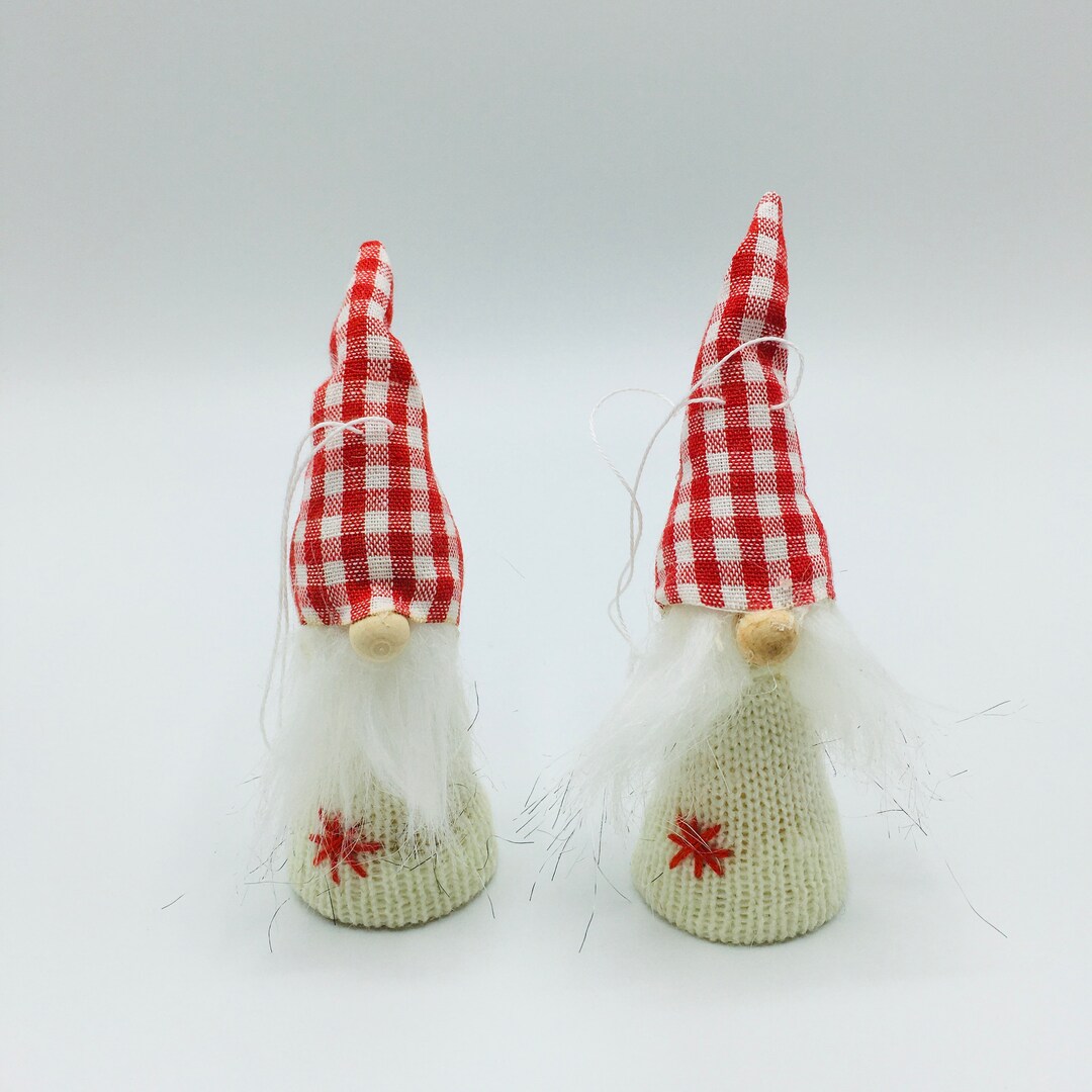Scandinavian Nordic Boy and Girl Tomte Elf Gnome Ornaments - Etsy