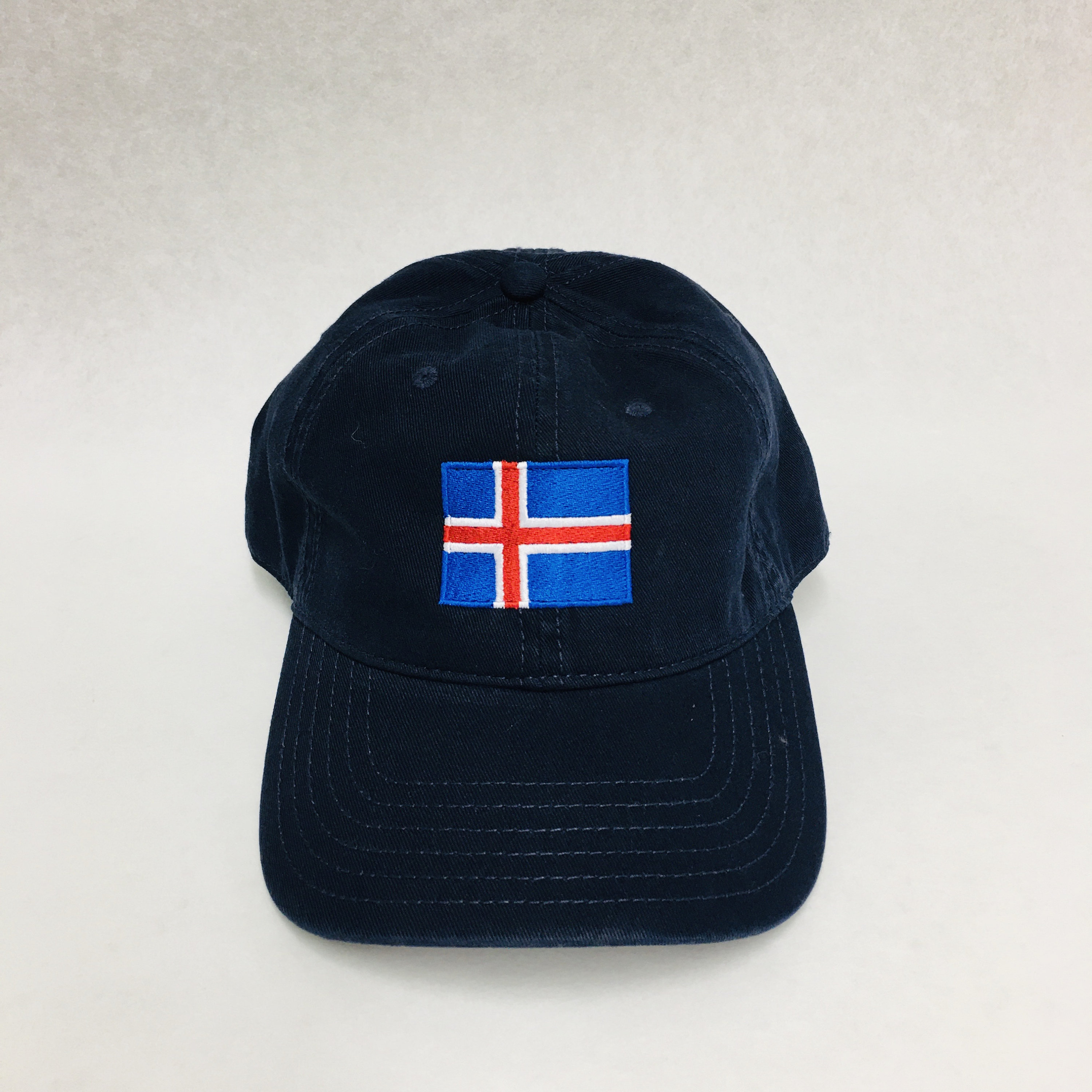 Embroidered Navy Baseball Cap Hat With Scandinavian Flags | Etsy