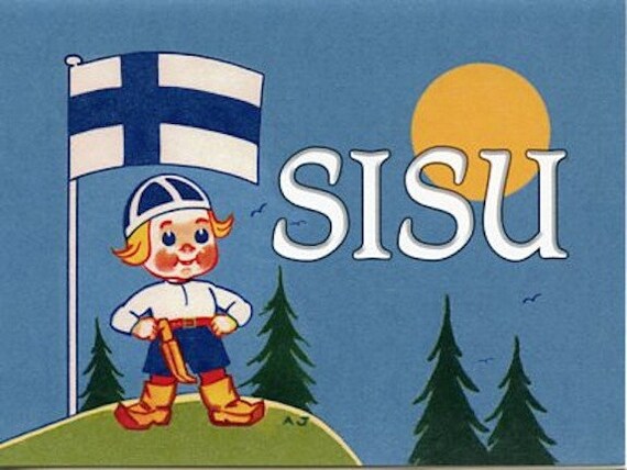 Finnish Sisu Boy With Sisu Note Cards 12 Blank Cards With - Etsy