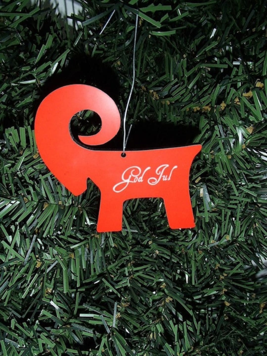 Scandinavian God Jul Goat Christmas Ornament #EL640 - Etsy