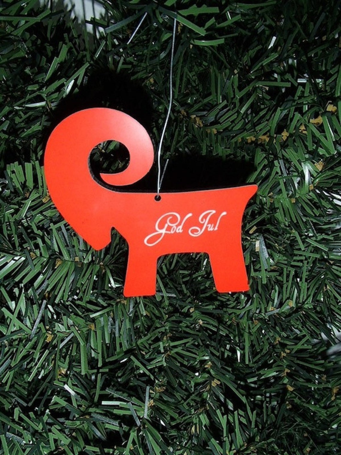 Scandinavian God Jul Goat Christmas Ornament EL640 - Etsy