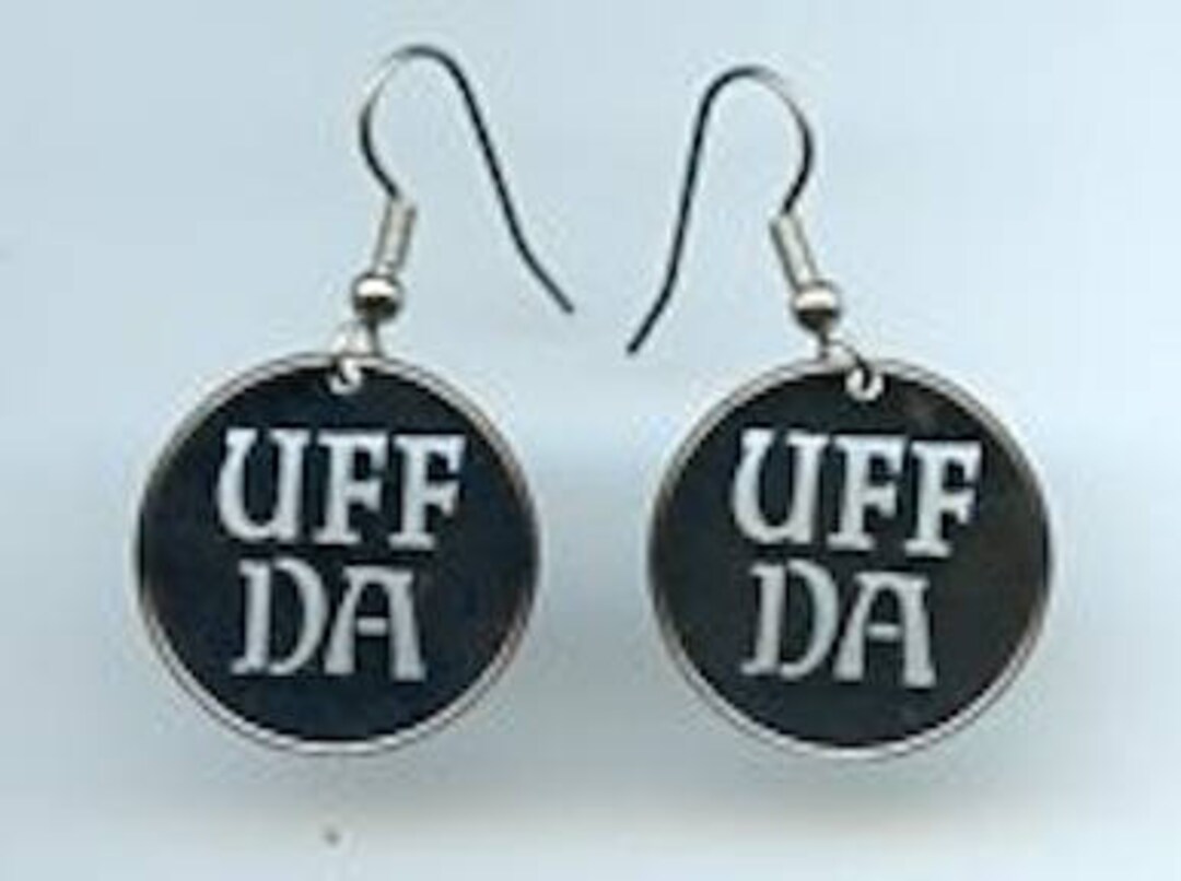 Scandinavian Norwegian Nordic Uff Da Earrings - Etsy