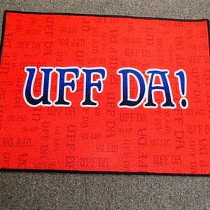 Scandinavian Norwegian Uff Da Rug Door Mat 331 - Etsy