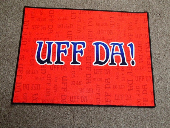 Scandinavian Norwegian Uff Da Rug Door Mat 331 - Etsy