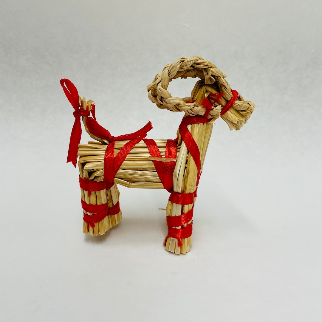 Scandinavian Nordic Decorations ~ 4" Straw Goat Jul Bock - Etsy