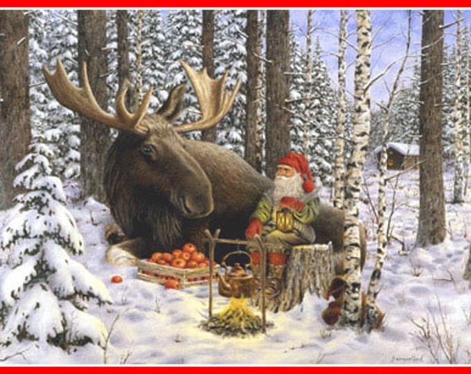TOMTEN Christmas Vintage Harald Wiberg Decorative Winter Scene Gnomes ...