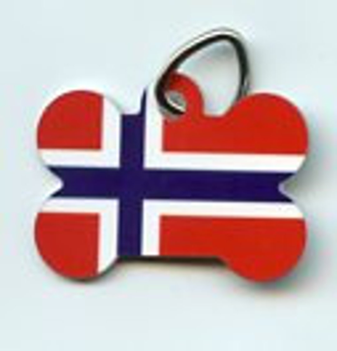 Dog Bone Shaped Pet Tag With Norway Sweden Finland Denmark Iceland Flag ...